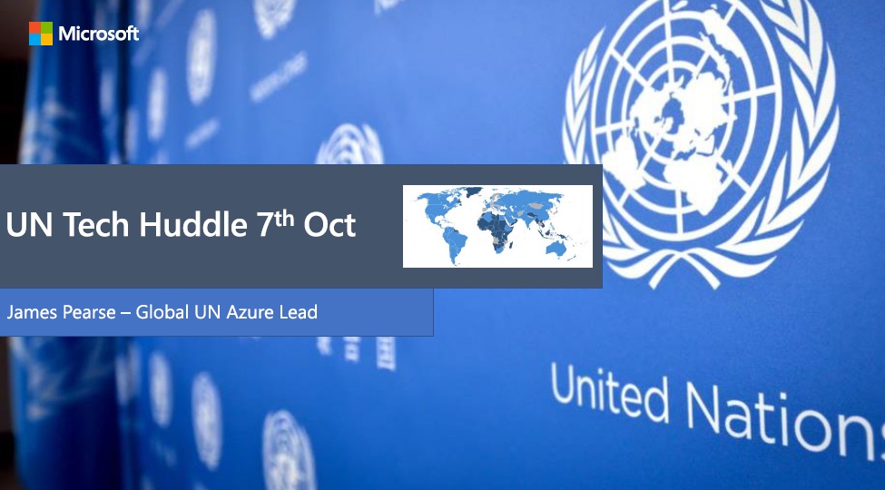 UNICC Presents at UN Tech Huddle at Microsoft Geneva - UNICC